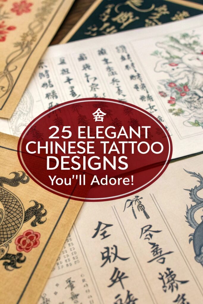 Inkspiration: 2025's Hottest Chinese Tattoos!