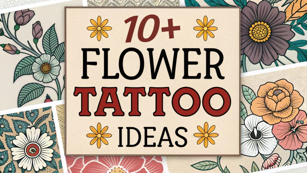10+ Trending Flower Tattoos Ideas That Look Breathtaking