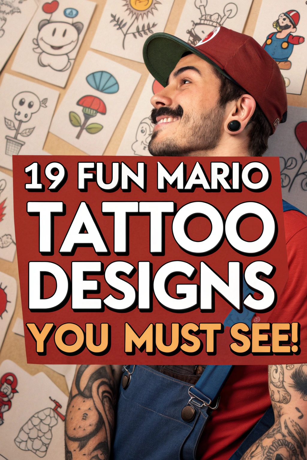 19 Epic Mario Tattoos You NEED to See! (2025)