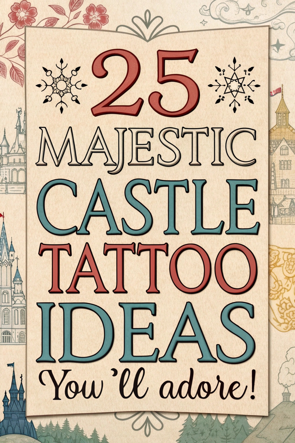 🏰 2025's Hottest Castle Tattoo Ideas! 🏰