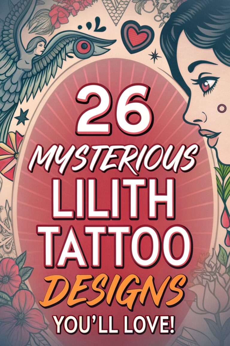 26 Lilith Tattoos You NEED to See in 2025!
