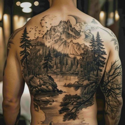 2025's Hottest Landscape Tattoos: You NEED These!