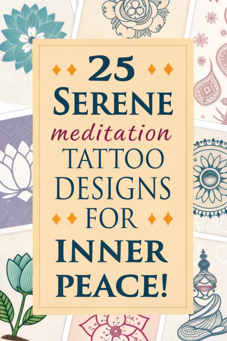 2025's Hottest Meditation Tattoos: Find Your Inner Peace!