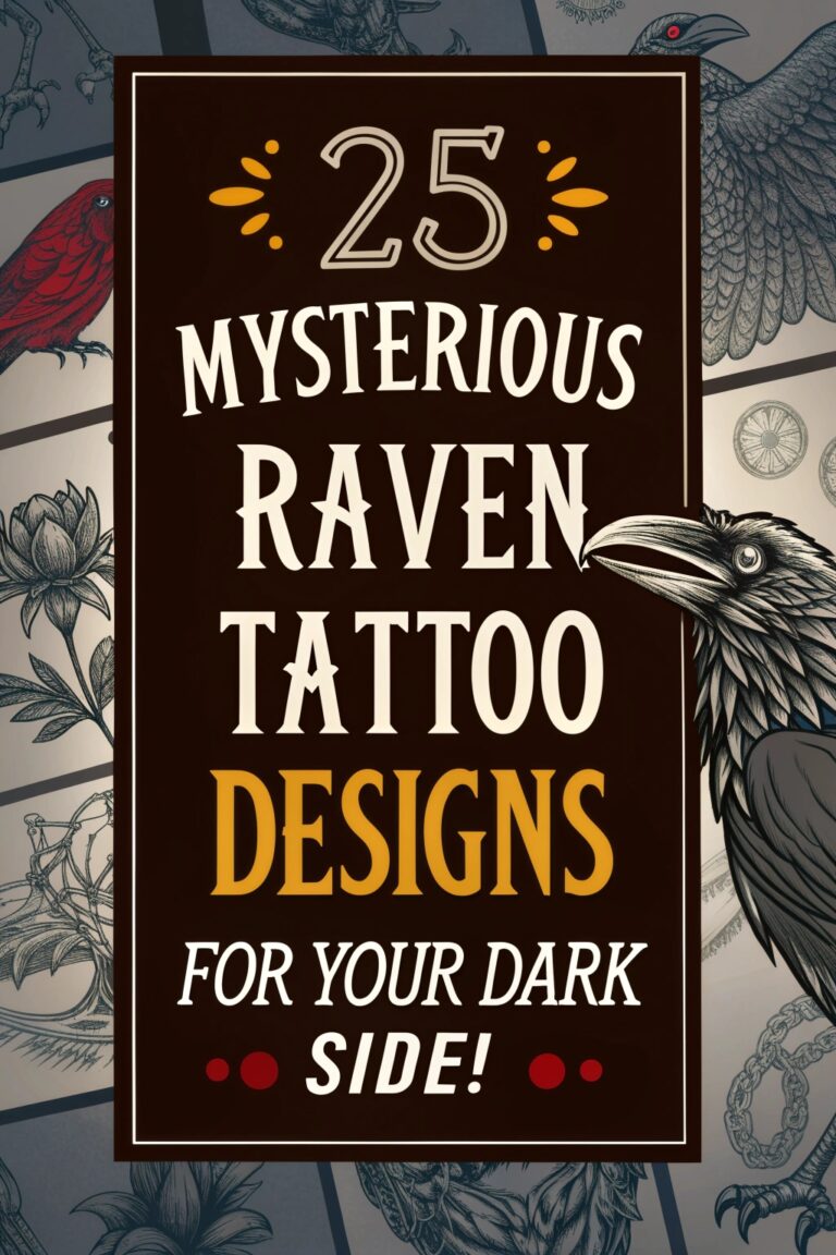 Raven Tattoo Designs 2025: Ink Your Dark Side!