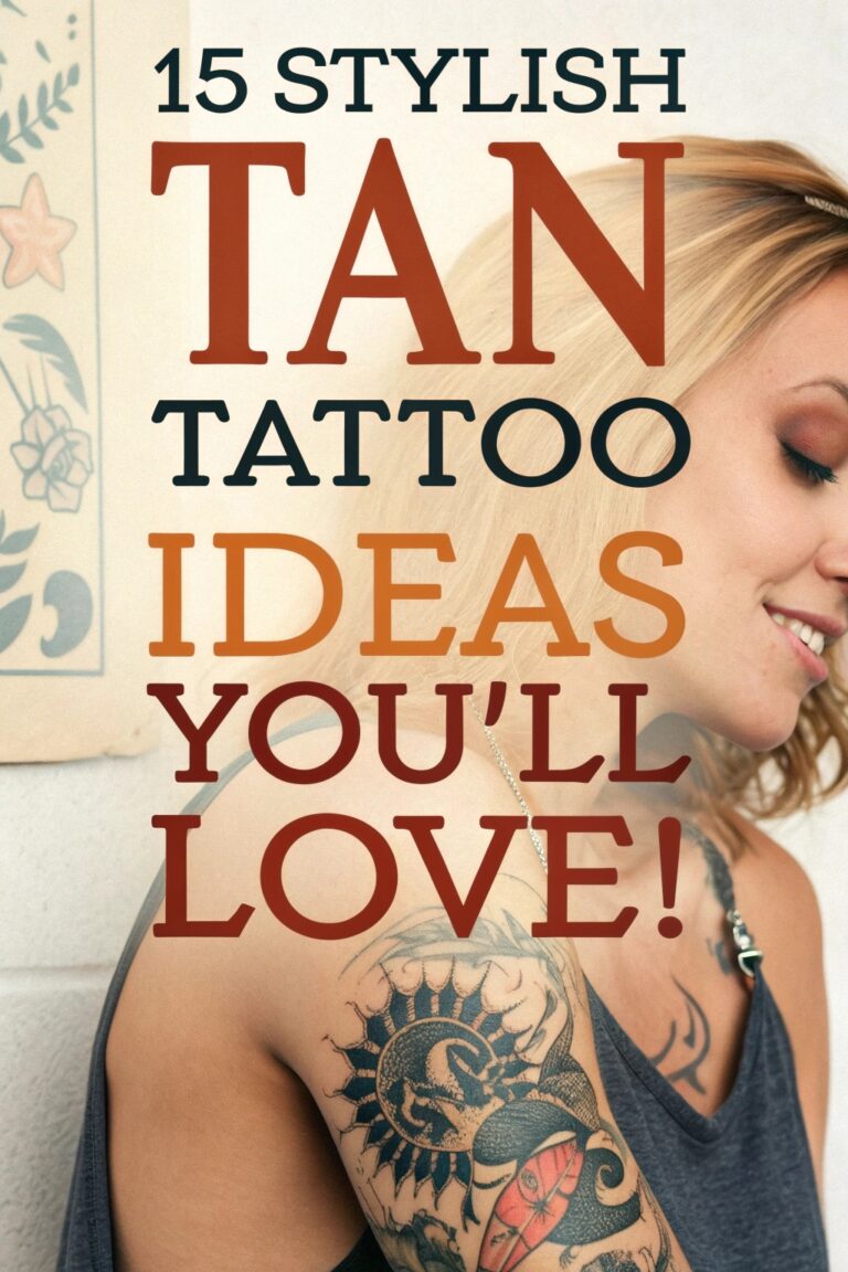 Tan Tattoo Secrets: 15 HOT Styles for 2025!