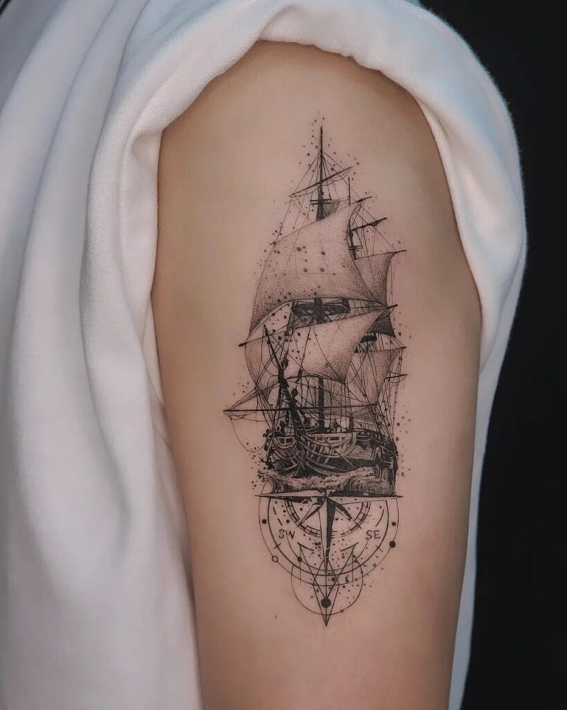 70+ Beautiful Compass Tattoo Ideas You'll Want Right Now [2025]