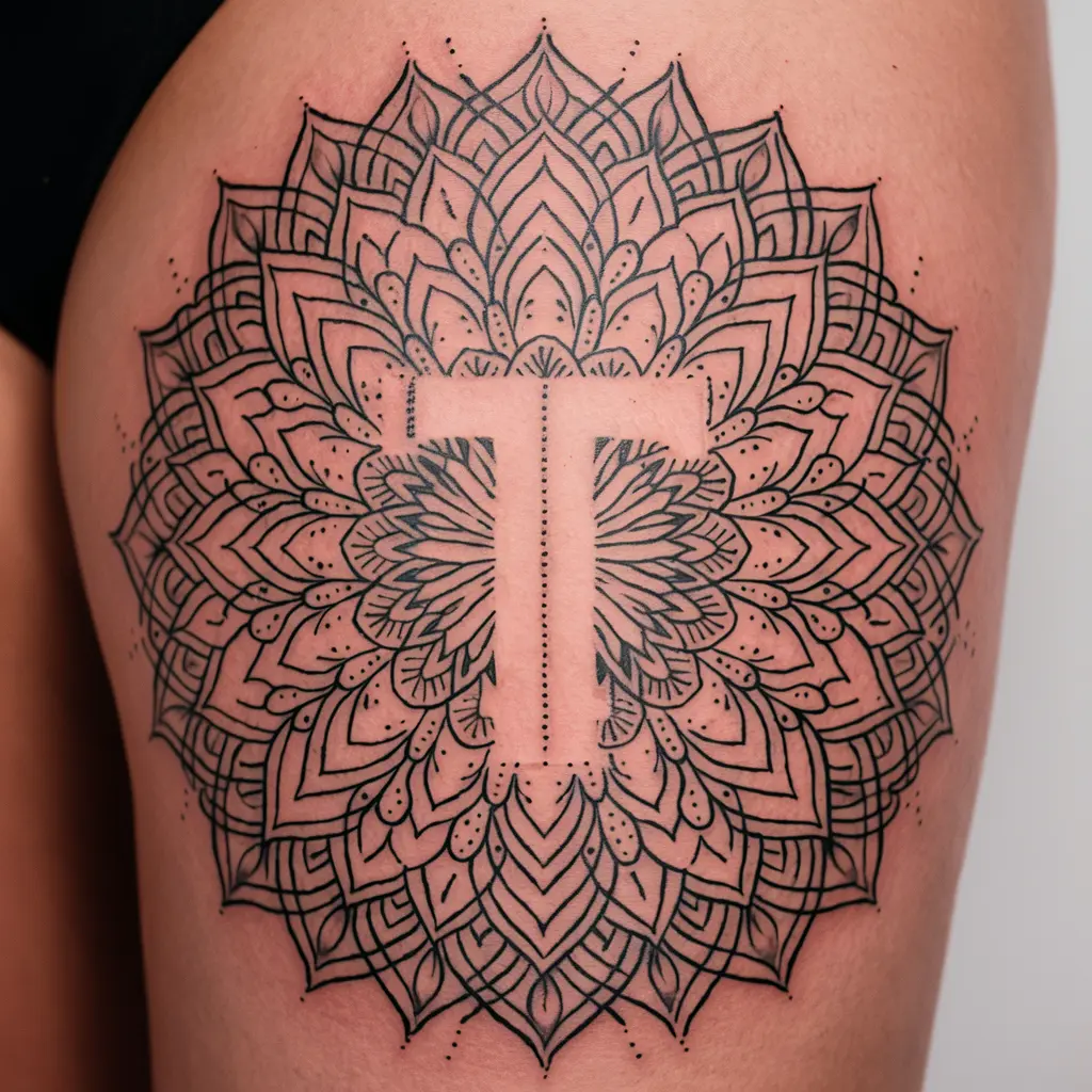 50 Beautiful "T" Letter Tattoo Ideas That Will Make You Smile