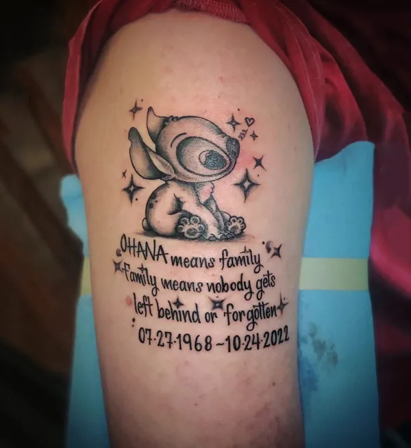 93 Unique Stitch Tattoo Ideas That Show Your Fun Personality