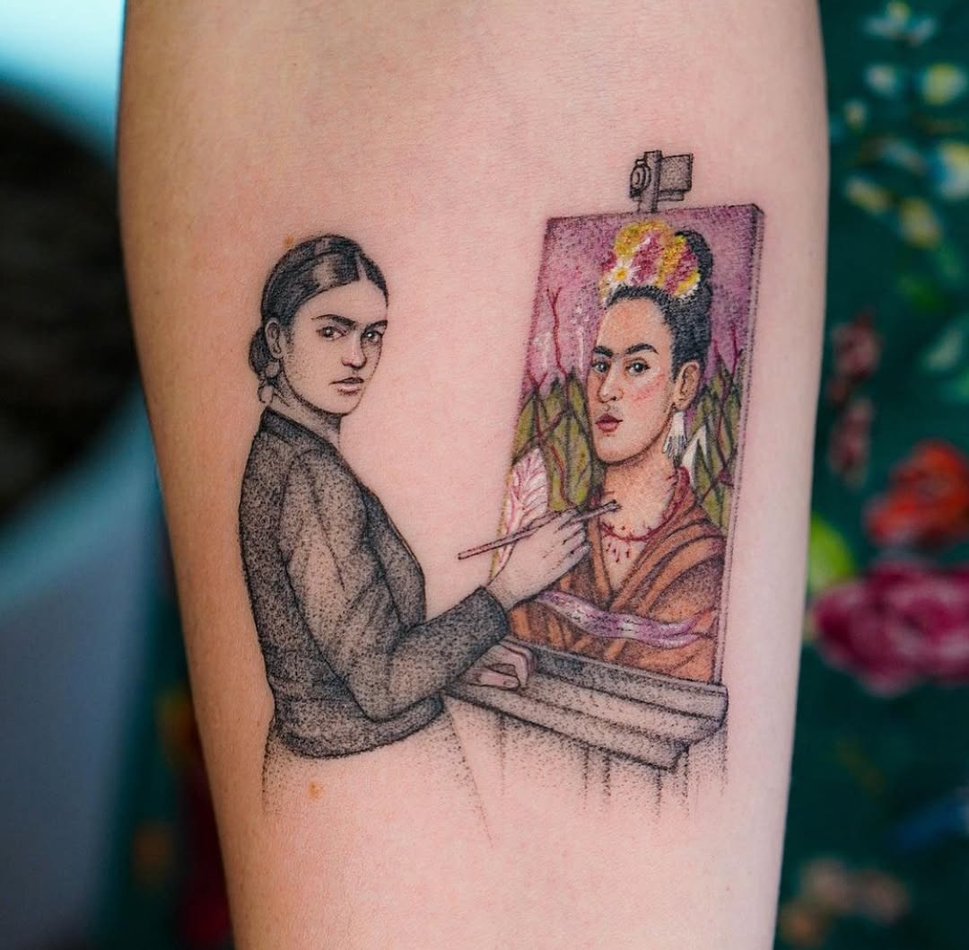 55 Beautiful Frida Kahlo Tattoos That Tell Amazing Stories
